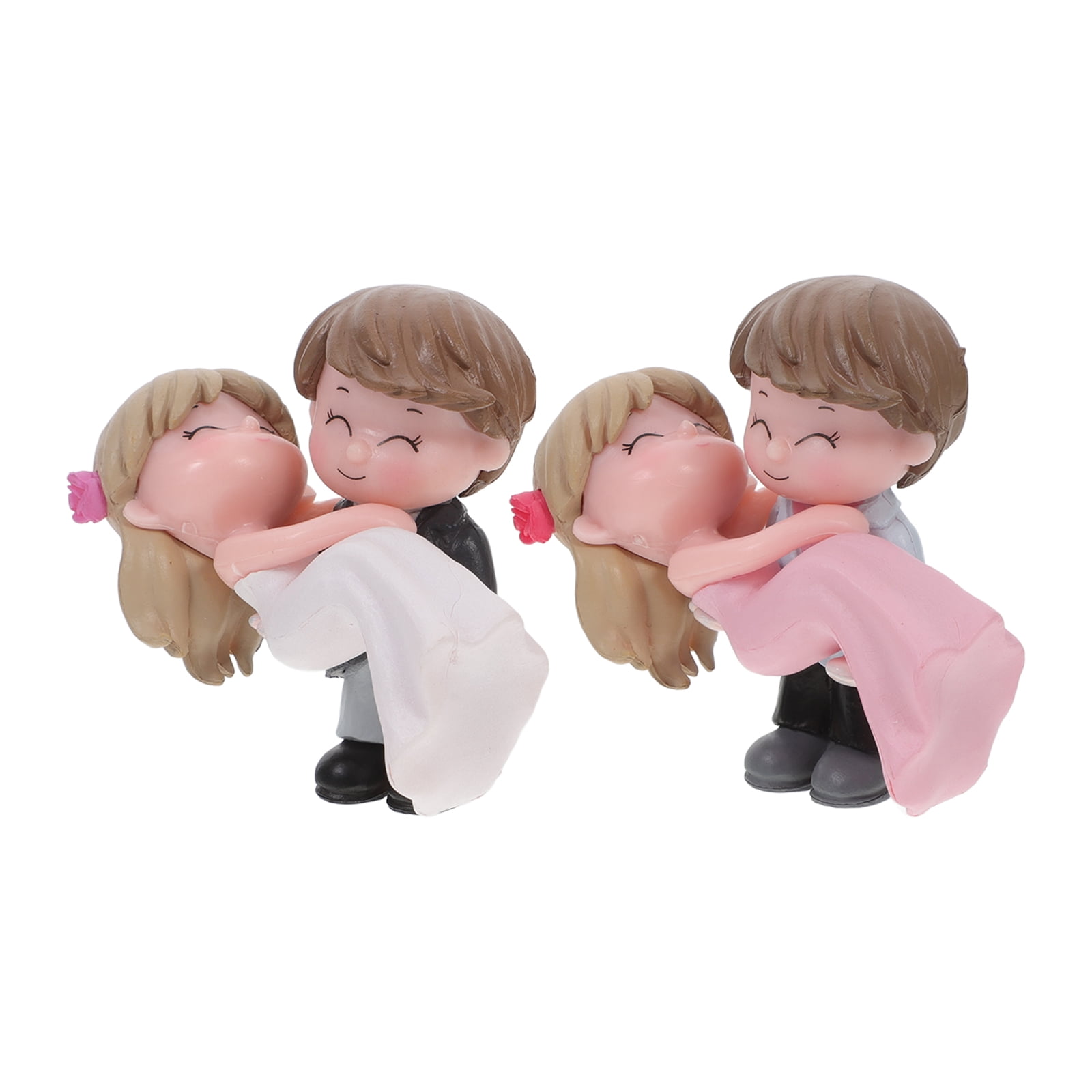2 Count Princess Hug Couple Decor Lid Coasters Wedding Decorations ...
