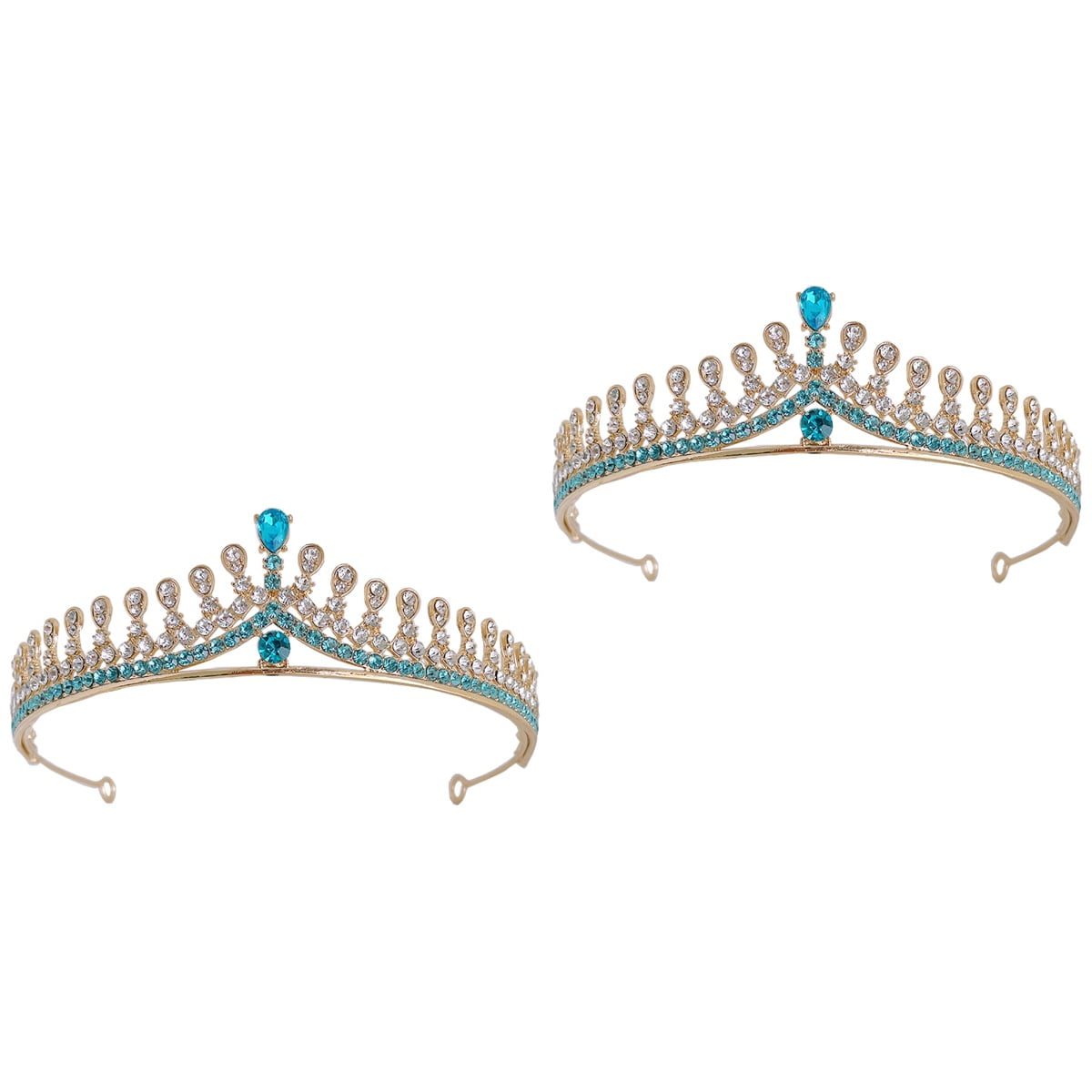 2 Count Princess Tiara Photography Hair Accessory Exquisite - Walmart.com