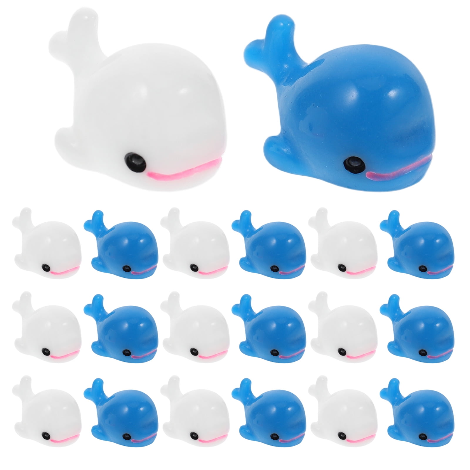 2 Count Realistic Aquarium Animals Small Dolphin Figurines Baby Toddler ...