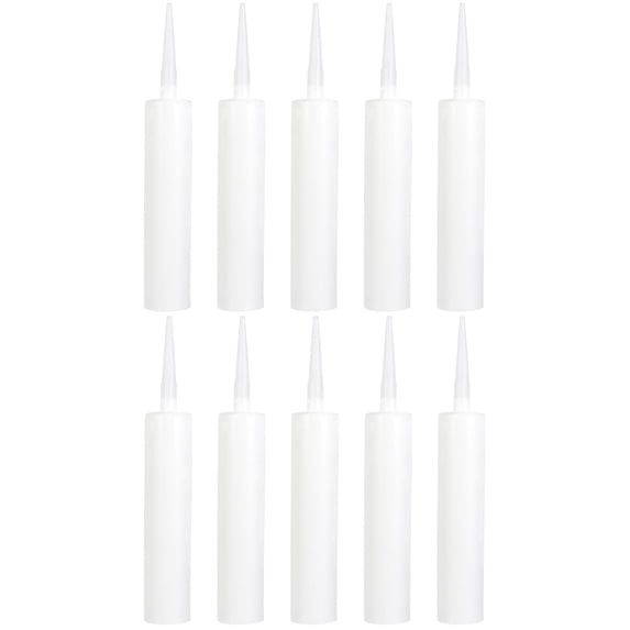 2 Count Refillable Sealant Caulking Tube Plastic Tubes Bathtub Reusable ...