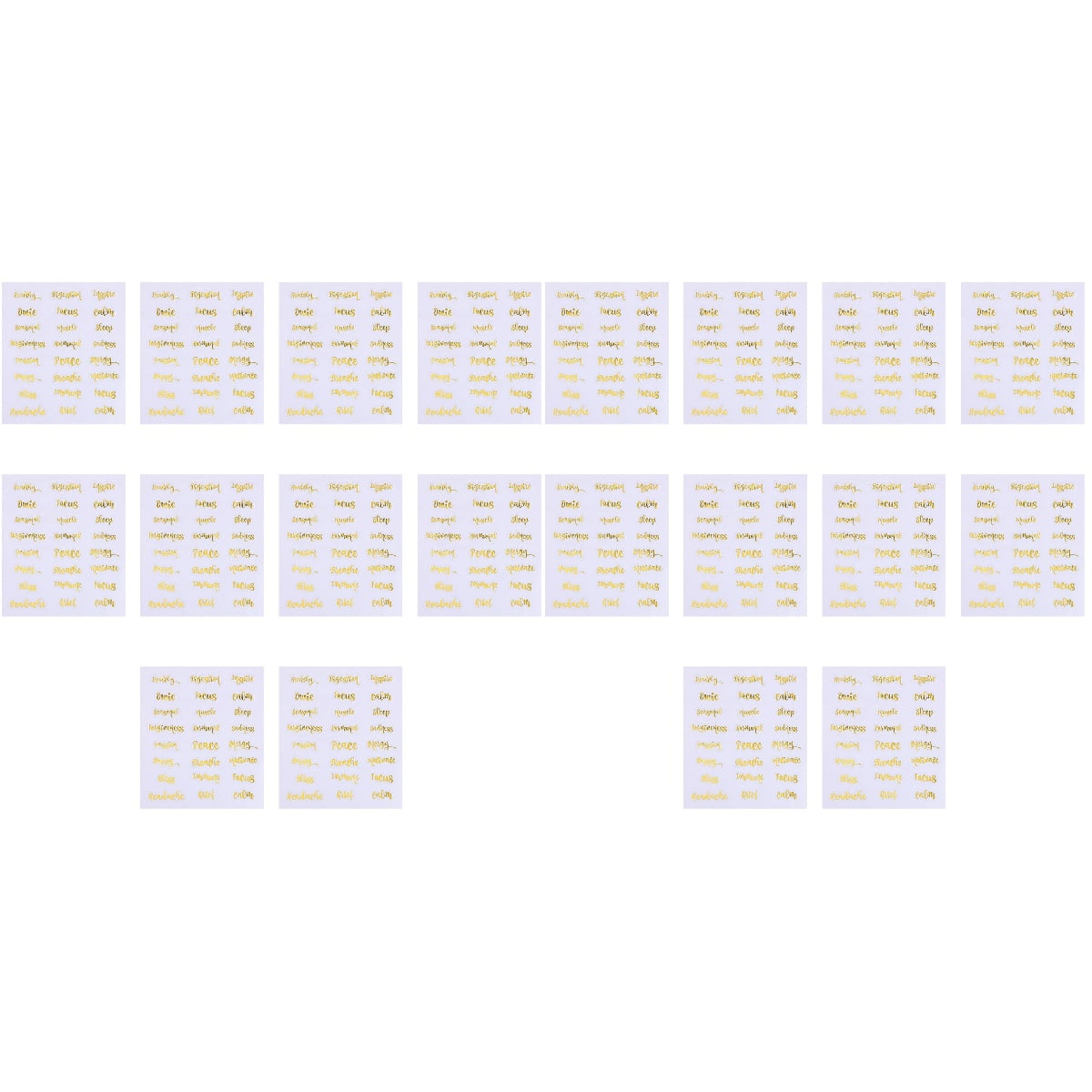 2 Count Removable Essential Oil Bottle Stickers PVC Material Labels ...