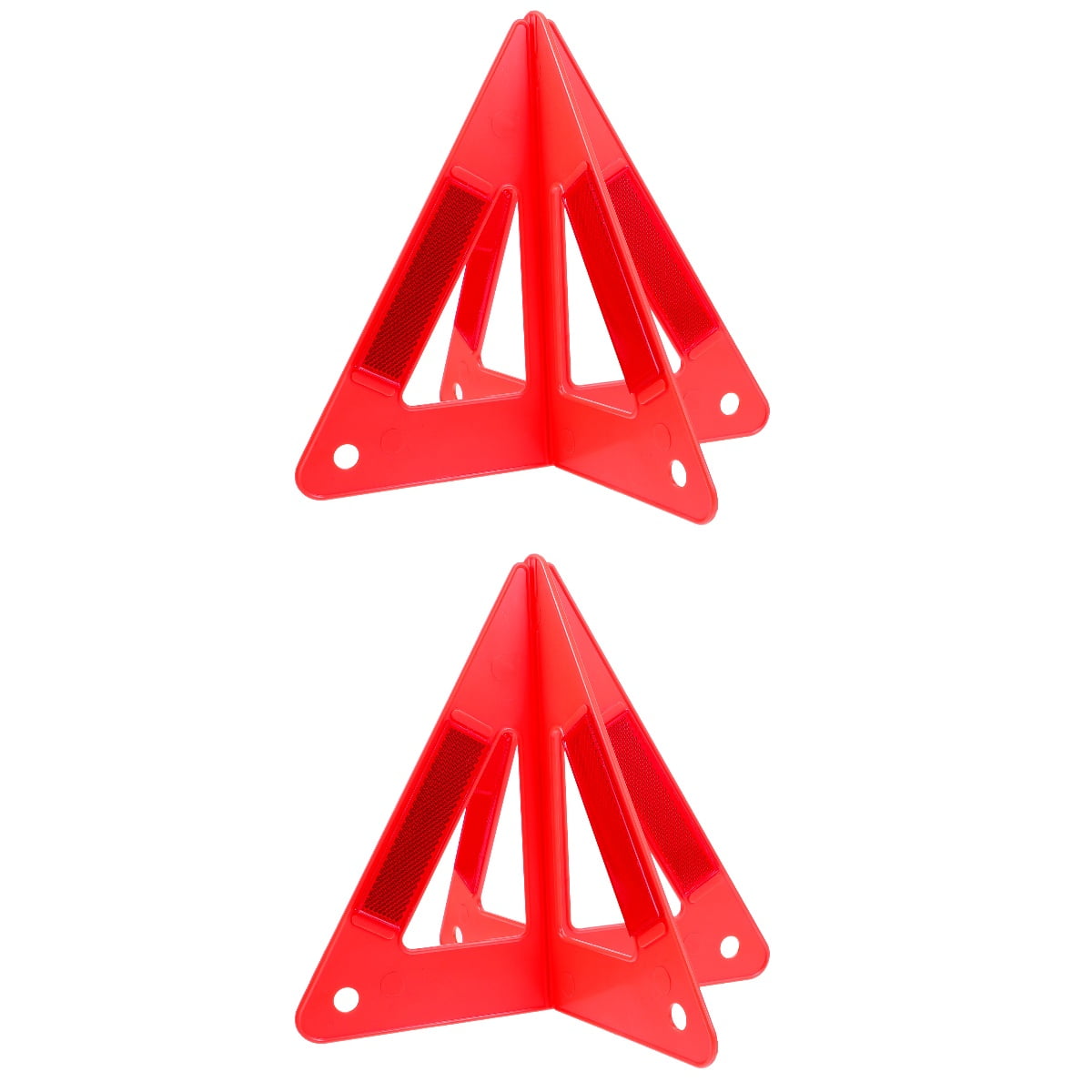 2 Count Roadside Reflective Triangles Driveway Reflectors Traffic Cones ...