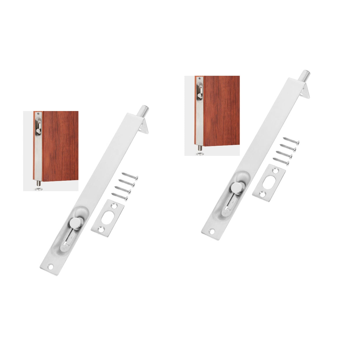 2 Count Safety Protector Trap Door Latch Integrated Bolt Firm - Walmart.com