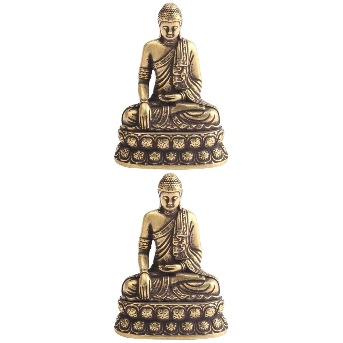 2 Count Sakyamuni Buddha Home Decor Sculpture Statue Art Chakra ...