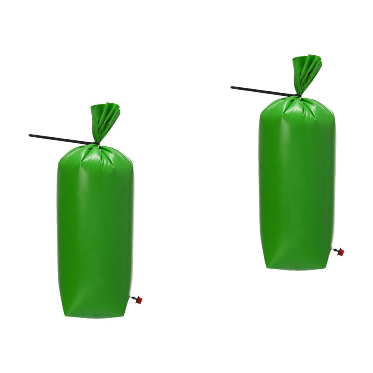 DINHEAROM Drip Irrigation Water Pouch Green PVC 2Pcs 19.7X5.9In For ...