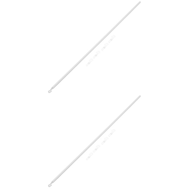 2 Count Shutter Rotary Rod Office Window Covering Drapery Pull Rods for ...