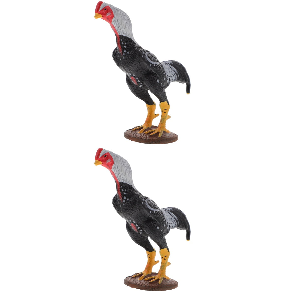 2 Count Simulation Cockfighting Model Toy Childrens Toys for Kids ...