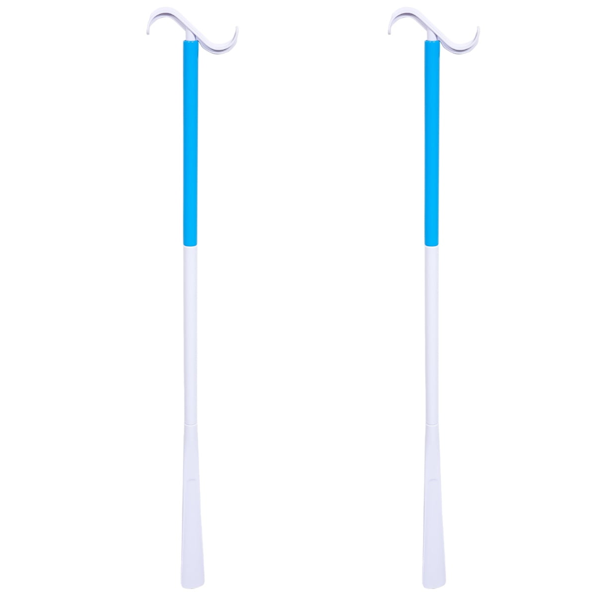 2 Count Sock Threader Socks Dressing Aid Stick Shoe Lifter Shoe Horn ...
