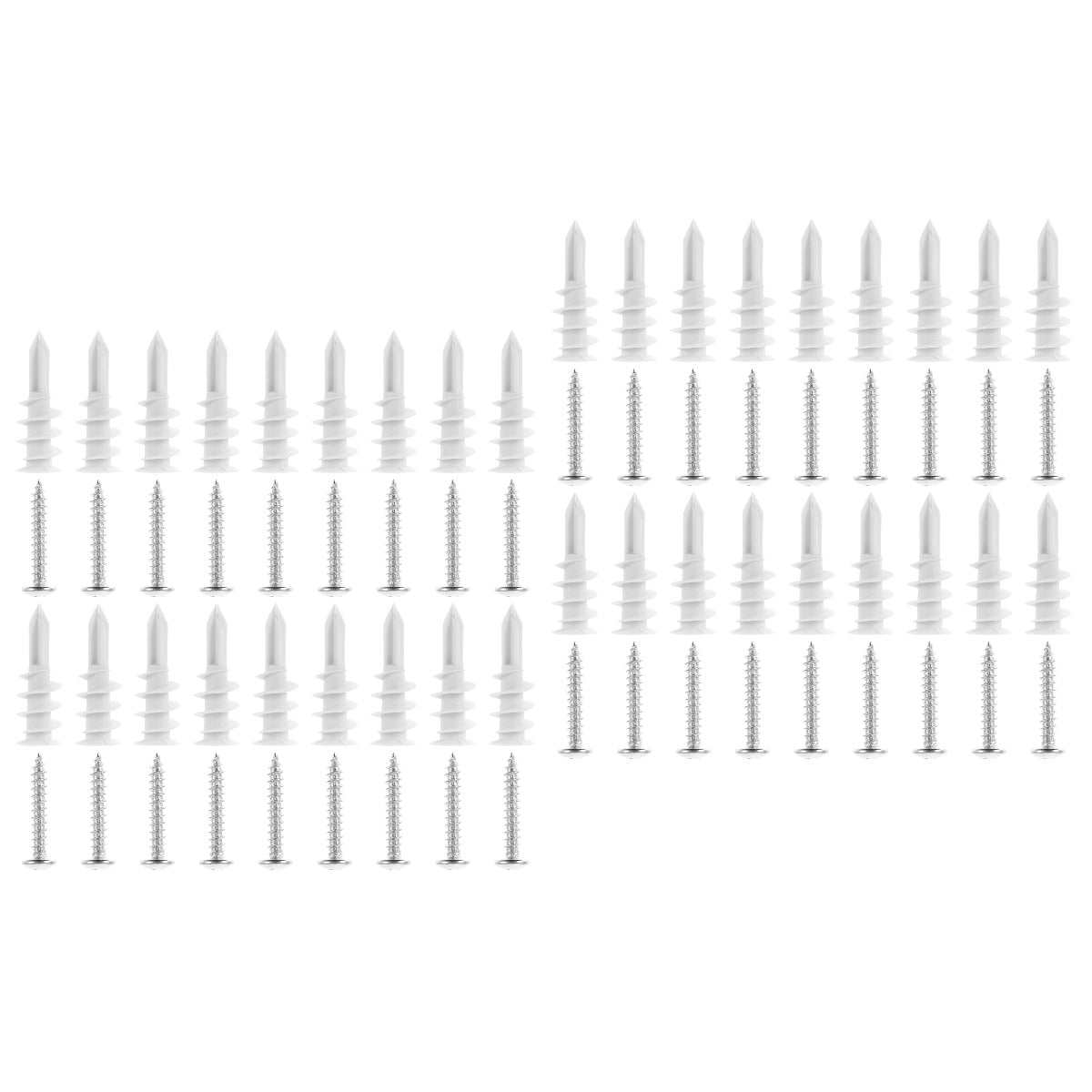 Set of 2 Tape Spiral Expansion Tube Bushings for Fixing Wall Screws ...