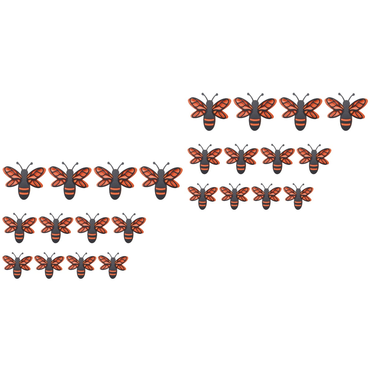 2 Count Sprinkles for Cake Decorating 3D Bee Sticker Double Layer ...