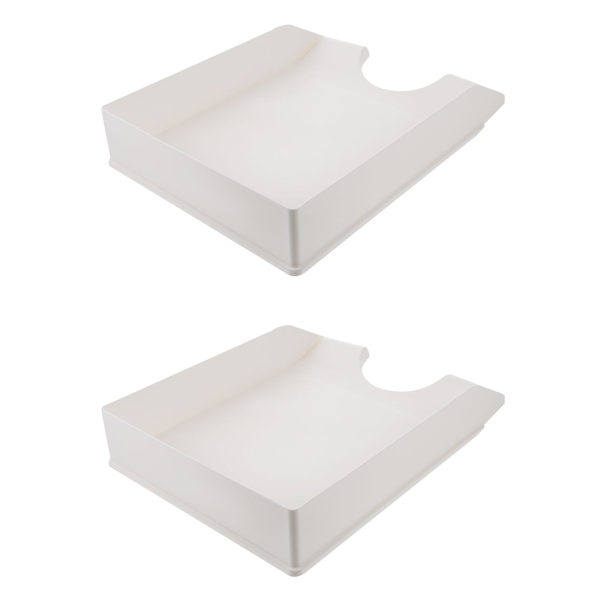 unbranded 2pcs Office File Storage Box File Case Document Organizer ...