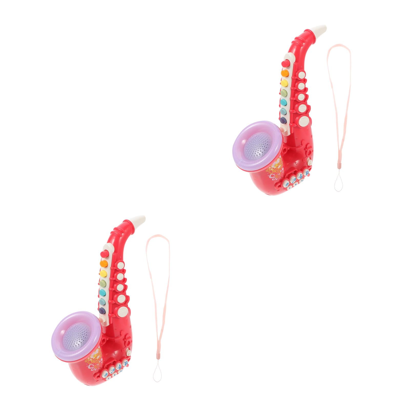 2 Count Stage Performance Prop Musical Instrument Toy Saxophone Mini ...