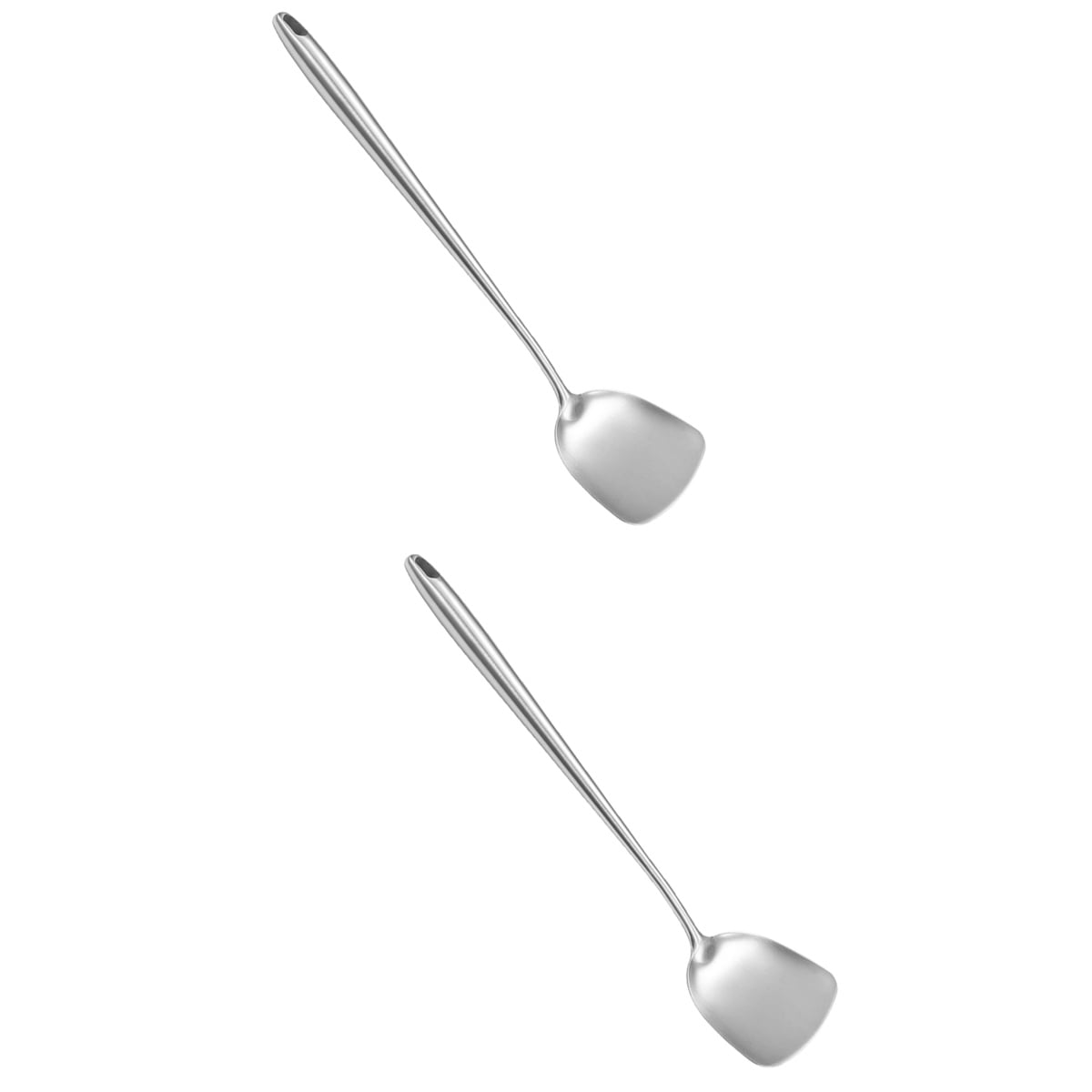 2 Count Stainless Steel Spatula Non-stick Nonstick Spatulas Frying ...