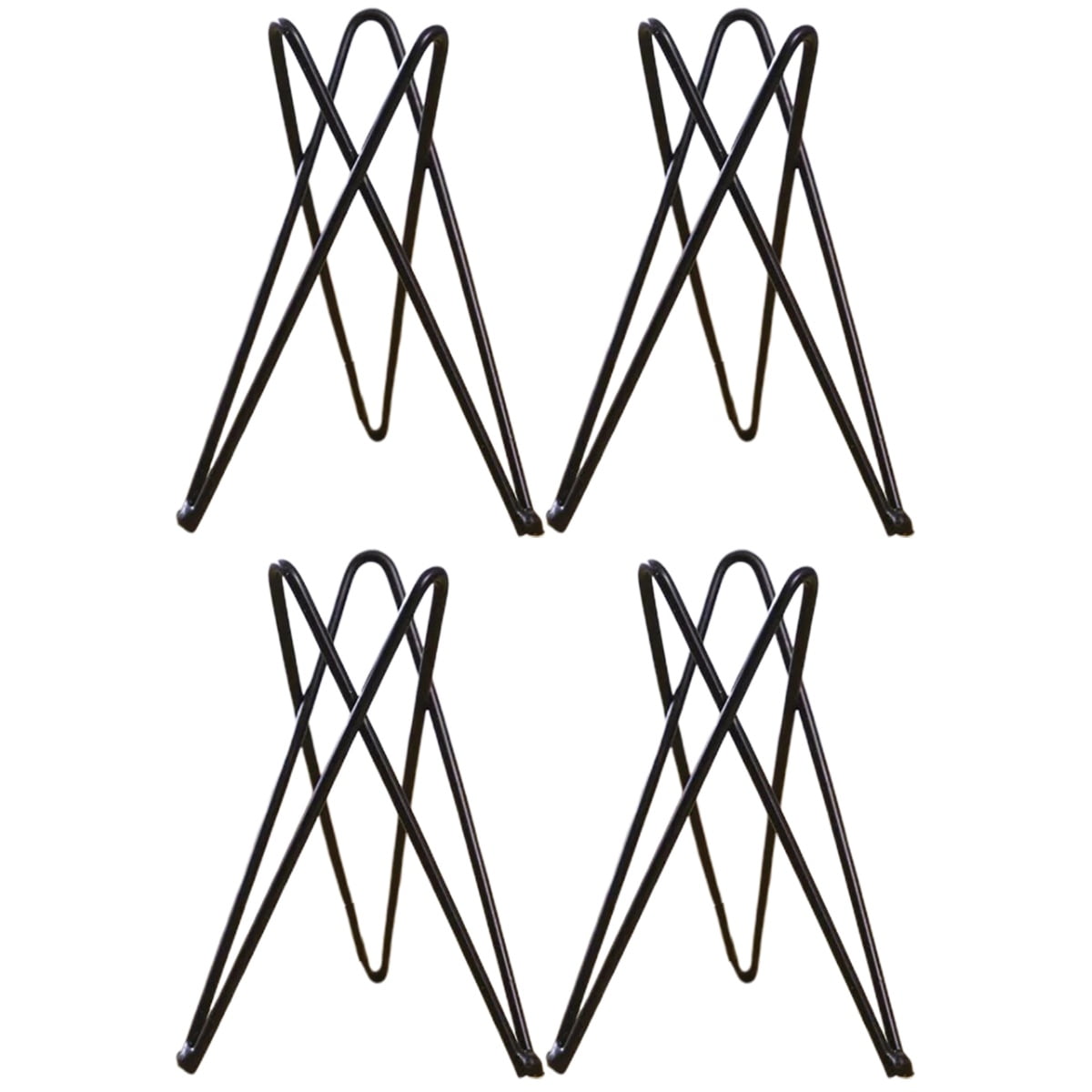 2 Count Stand Small Tree Wire Plant Holder Easel Faux Artificial ...