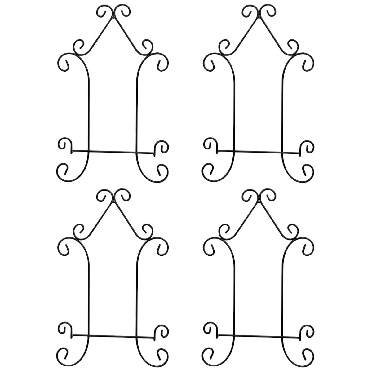 2 Count Stands Poster Hanger Iron Easel Study Room Display Rack Black ...