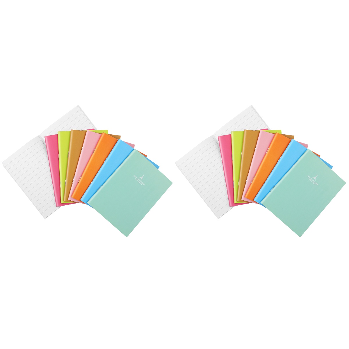 2 Count Steno Notebook Rainbow Small Notebooks Bulk Mini Office ...