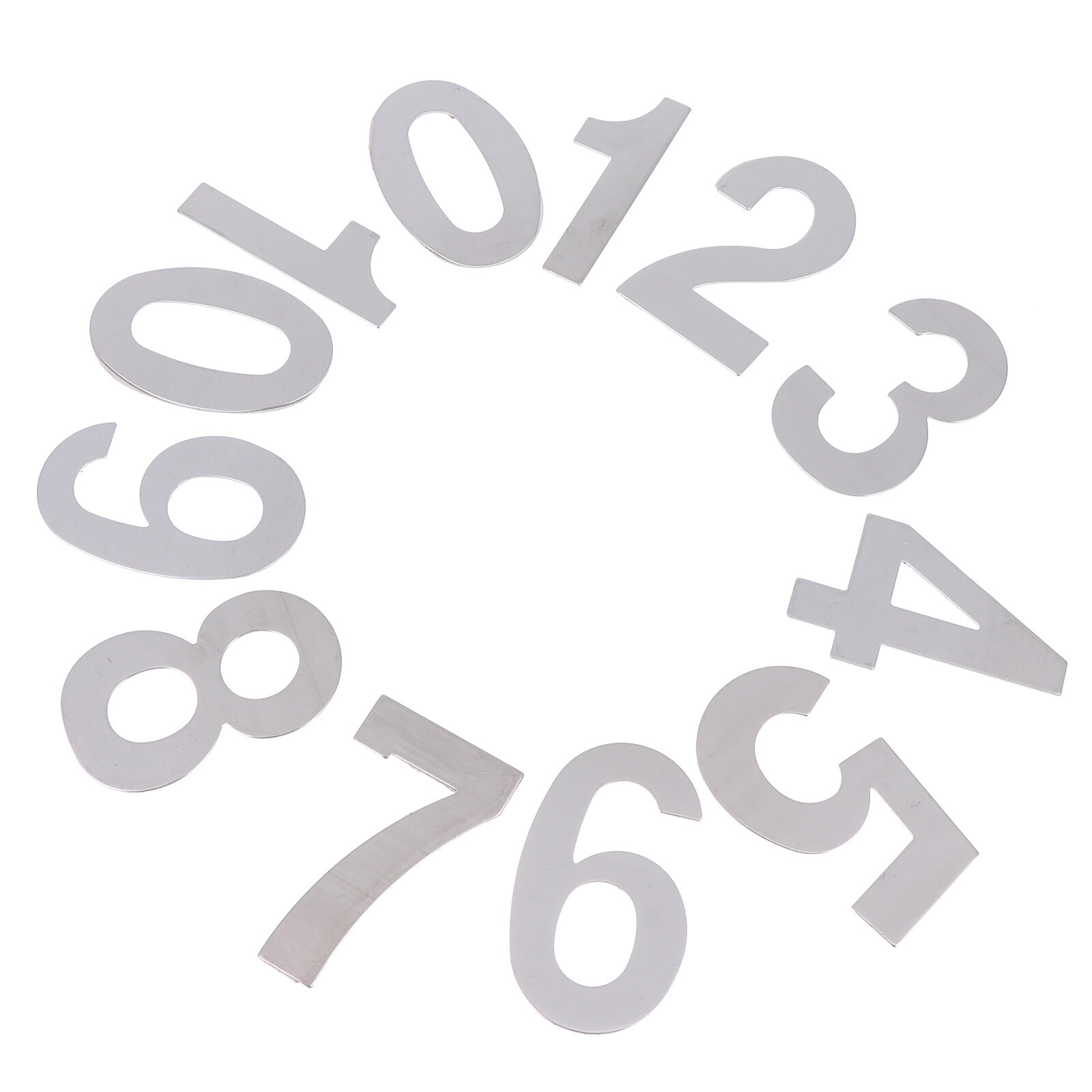 2 Count Stickers Mailbox Number Plate Numeral Door Plaques Office ...