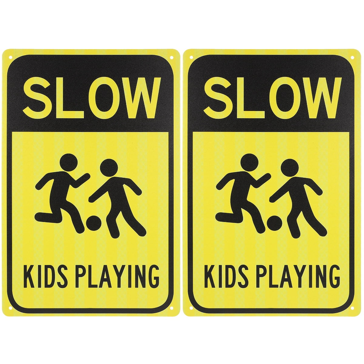 2 Count Stop Slow Sign with Handle Safety Signs Child - Walmart.com