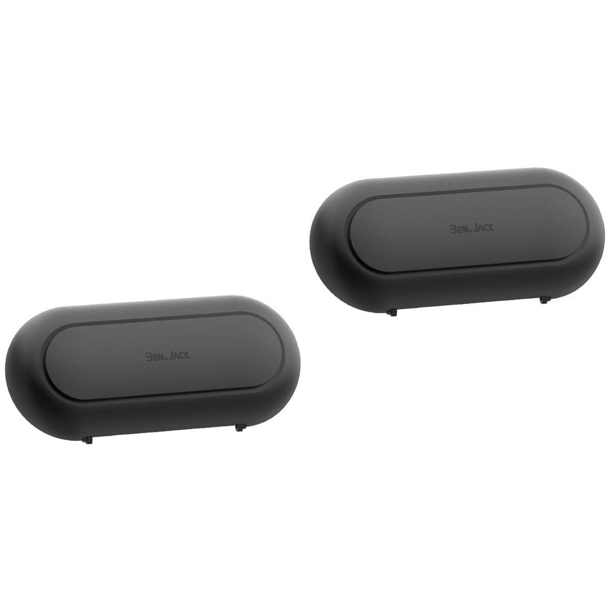 2 Count Sun Visor Glasses Clip Car Glasses Case 17X7.6cm Black ...