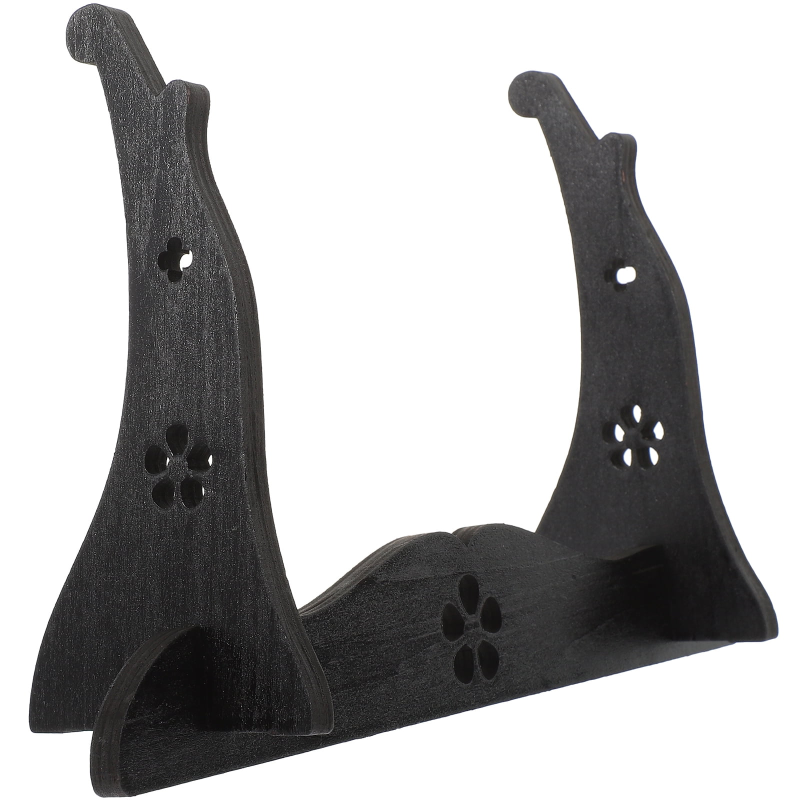 2 Count Sword Stand Display Wooden Holder Fan - Walmart.com