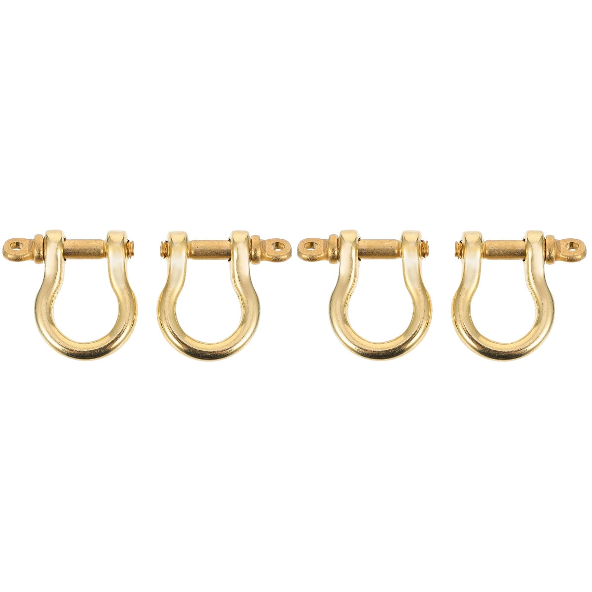 2 Count Titanium Screw Pure Copper Horseshoe Buckle Shackle Key Holder ...