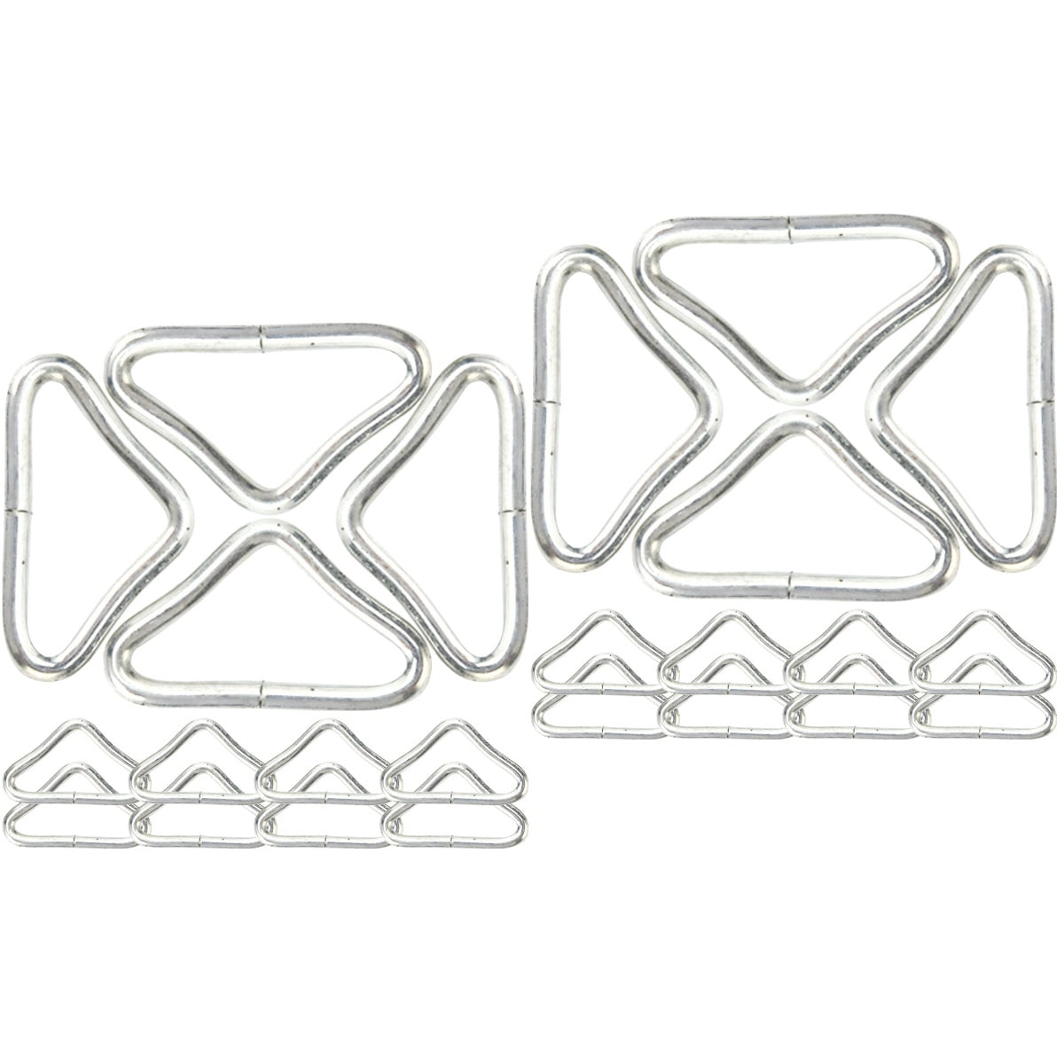 2 Count Trampoline Triangle Buckle Ring Buckles Slide Attachment Small ...