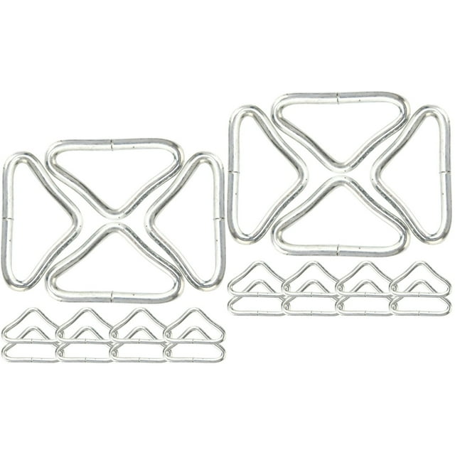 2 Count Trampoline Triangle Buckle Ring Buckles Slide Attachment Small ...