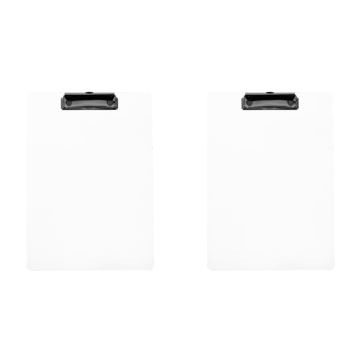 2 Count Transparent Folder Clear Clipboard Office A4 File Writing ...