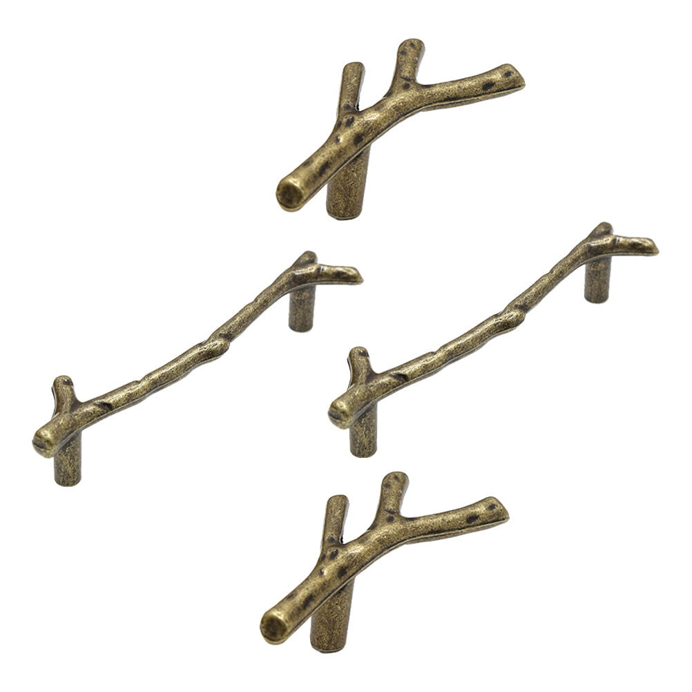 2 Count Tree Branch Handle Clothes Rack Bracket Storage Jars with ...