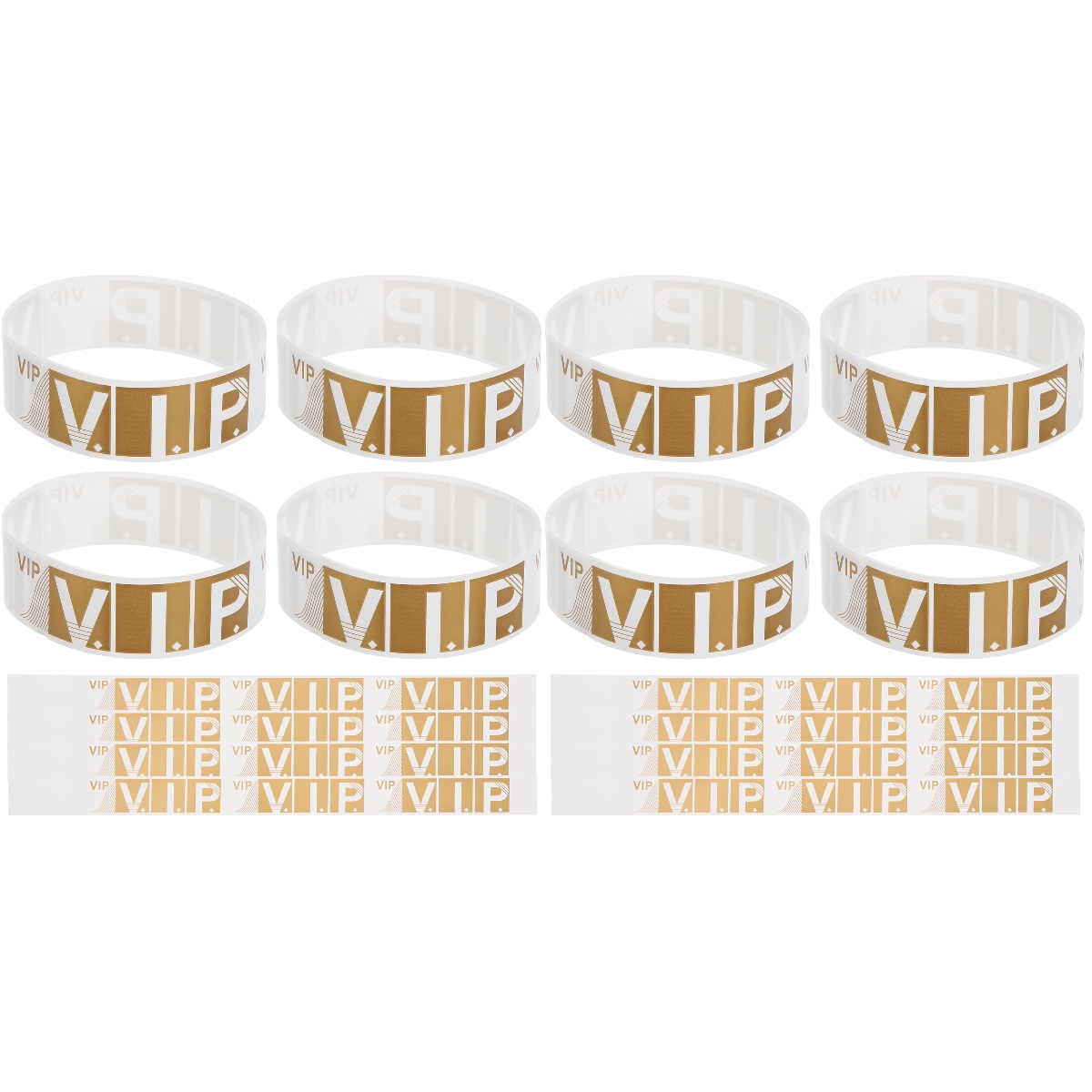 2 Count VIP Bracelet Event Paper Wristbands Colored for Events Key ...
