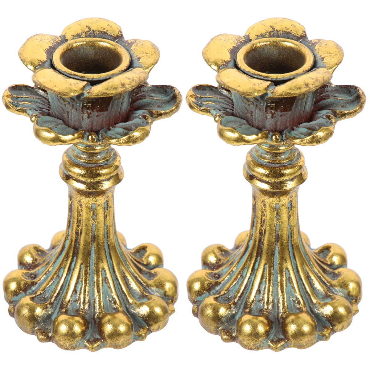 2 Count Vintage Candlestick Candleholder Decorations Party Candlesticks ...