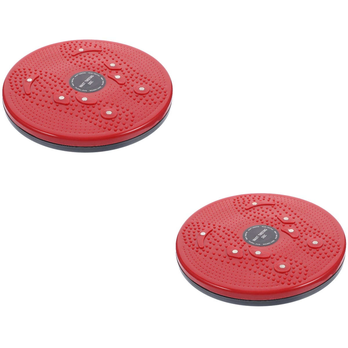 2 Count Waist Wobble Equipment Rotary Tool Fitness Red - Walmart.com