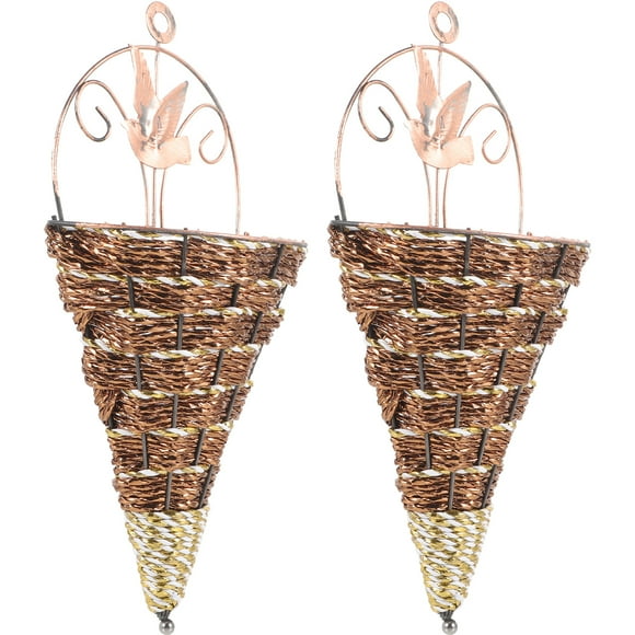 Cone Shaped Hanging Baskets