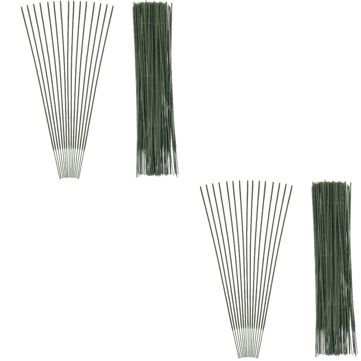 GETAJGHSD 200Pcs Green Iron Flower Rods for DIY Floral Arrangements ...