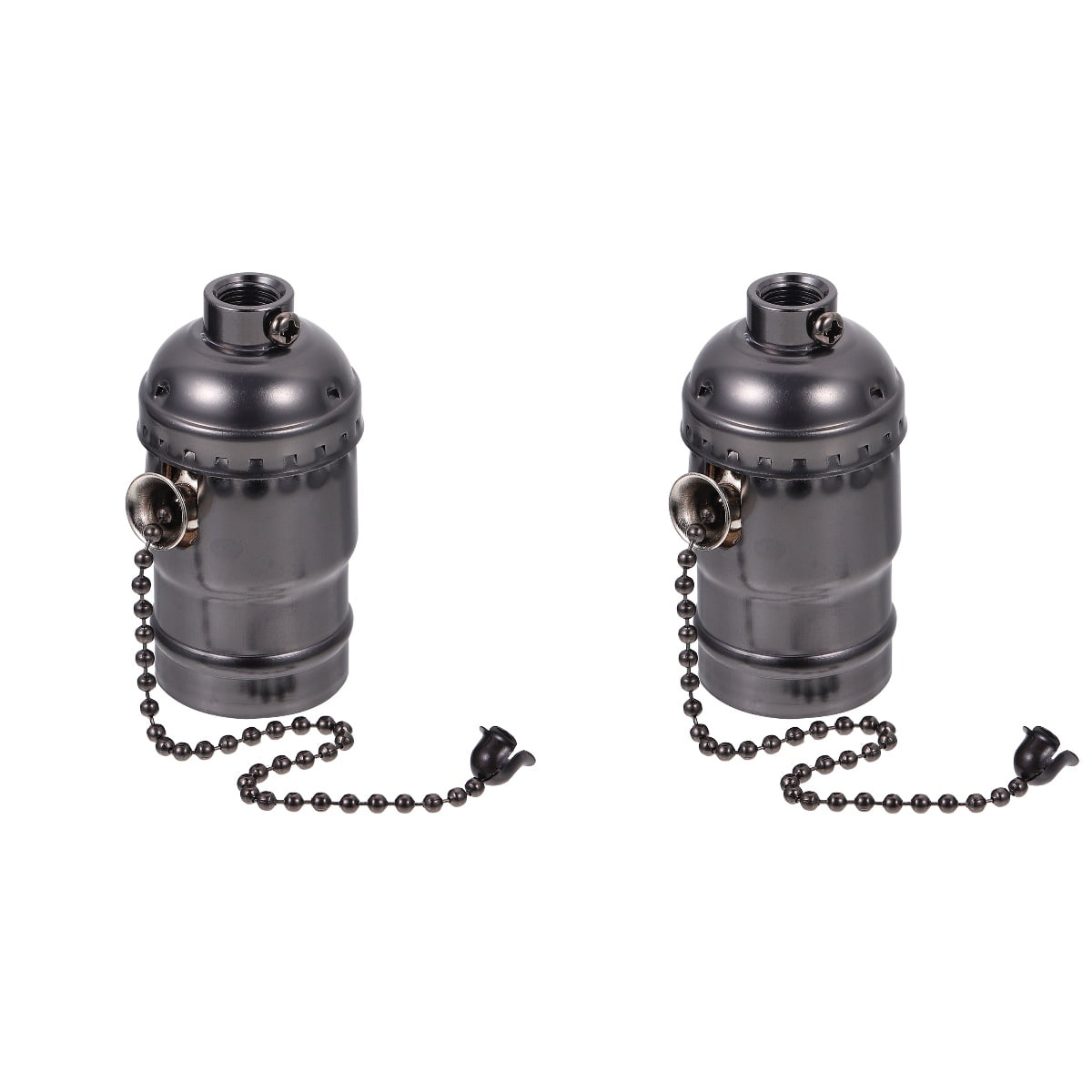 2 Count Zipper Switch Swirl Rechargeable Light Bulb Handles Holder ...