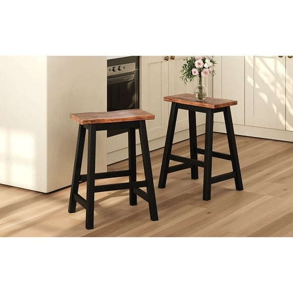 2 Counter Height Dining Seats | Tuck Under Table for Space ...
