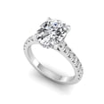 2 Ct Lab Grown Diamond Engagement Ring for Women, IGI Certified E Color ...