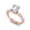 2 Ct Lab Grown Diamond Engagement Ring for Women, IGI Certified F Color ...