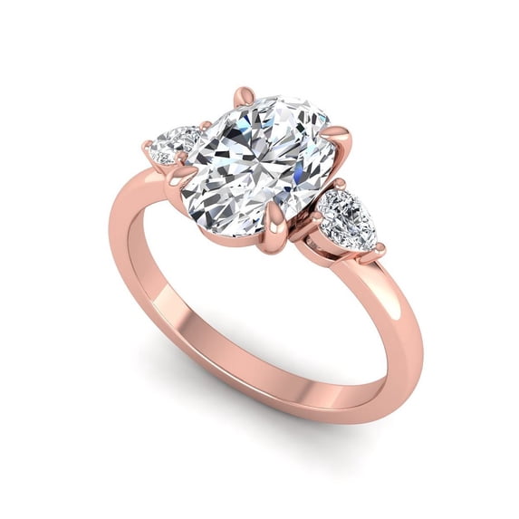 2 Ct Lab Grown Diamond Engagement Ring for Women, IGI Certified F Color ...