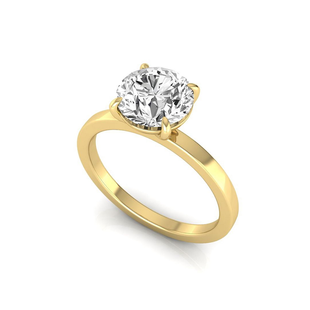 2 Ct Lab Grown Diamond Solitaire Engagement Ring for Women, IGI ...