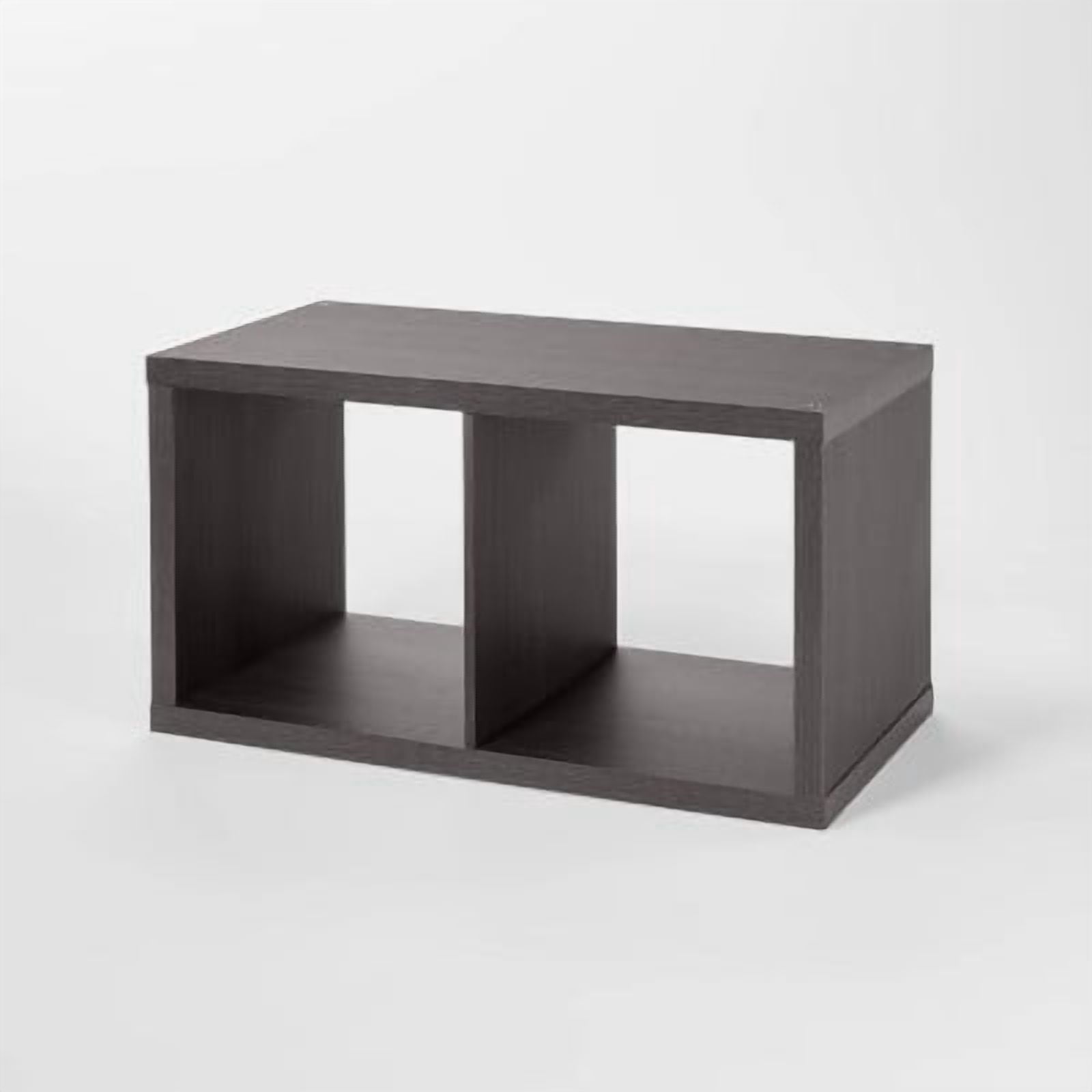 13'' 2 Cube Organizer - MDF Cubby Storage Bookshelf with Anti-Tip ...
