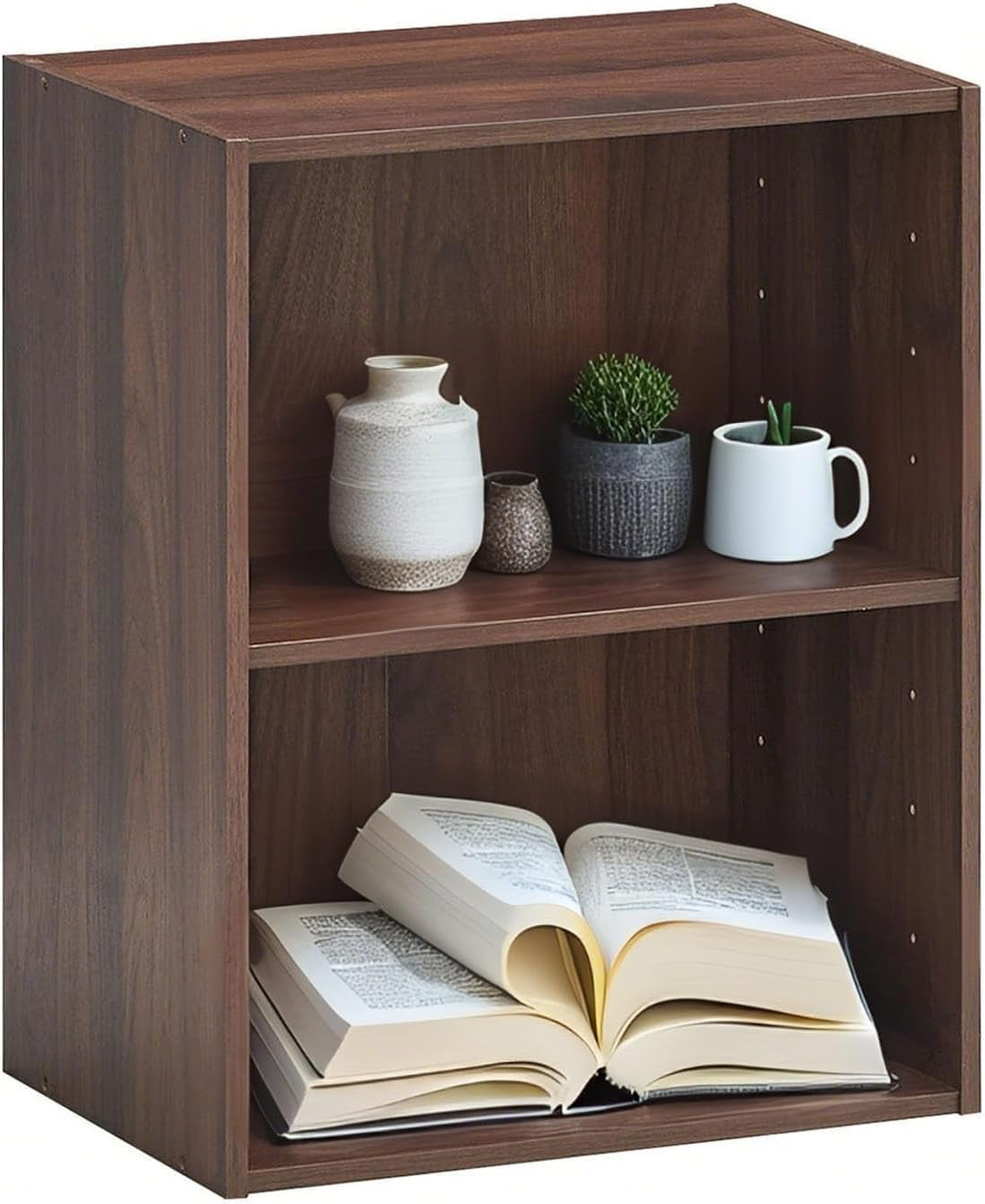 2 Cube Storage Organizer, Open Storage Display Cabinet with Modular ...