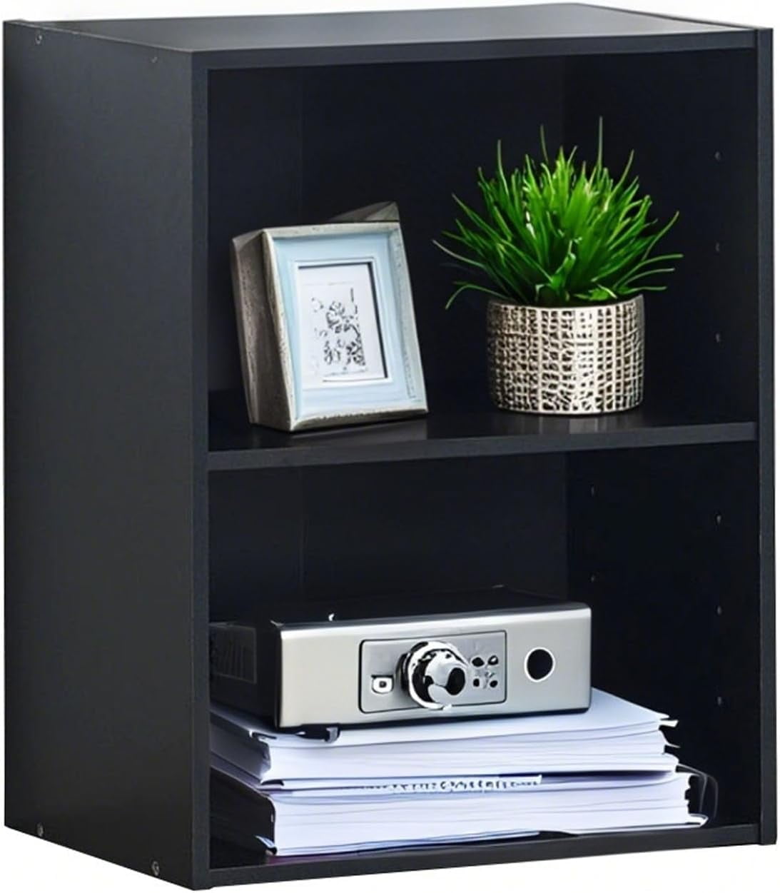 2 Cube Storage Organizer, Open Storage Display Cabinet with Modular ...