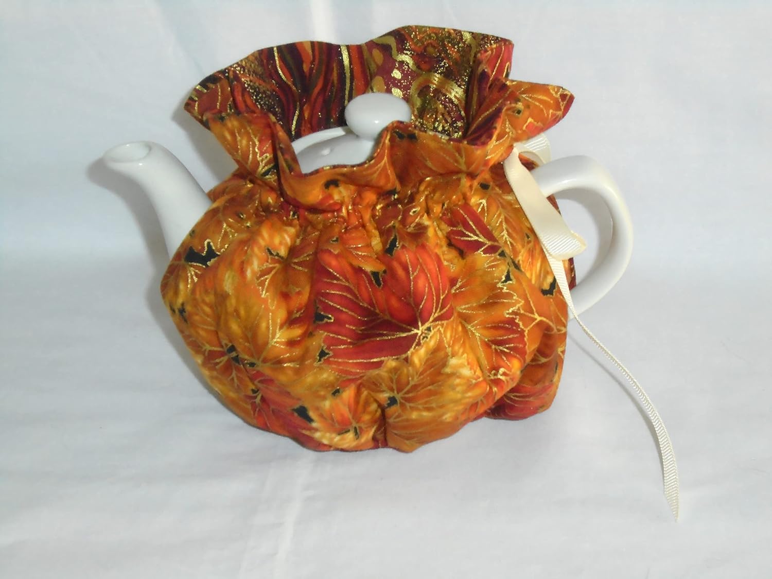 2 Cup Fall Leaves Reversible Tea Pot Cozy - Walmart.com
