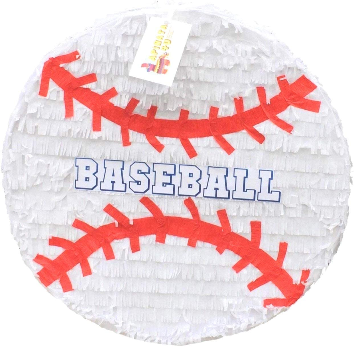 2-D Baseball Pinata 16" Sports Baseball Party Supplies Baseball Themed ...
