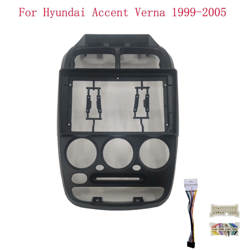 2 DIN 9 Inch Car Frame Fascia Adapter For Hyundai Accent Verna 1999 ...