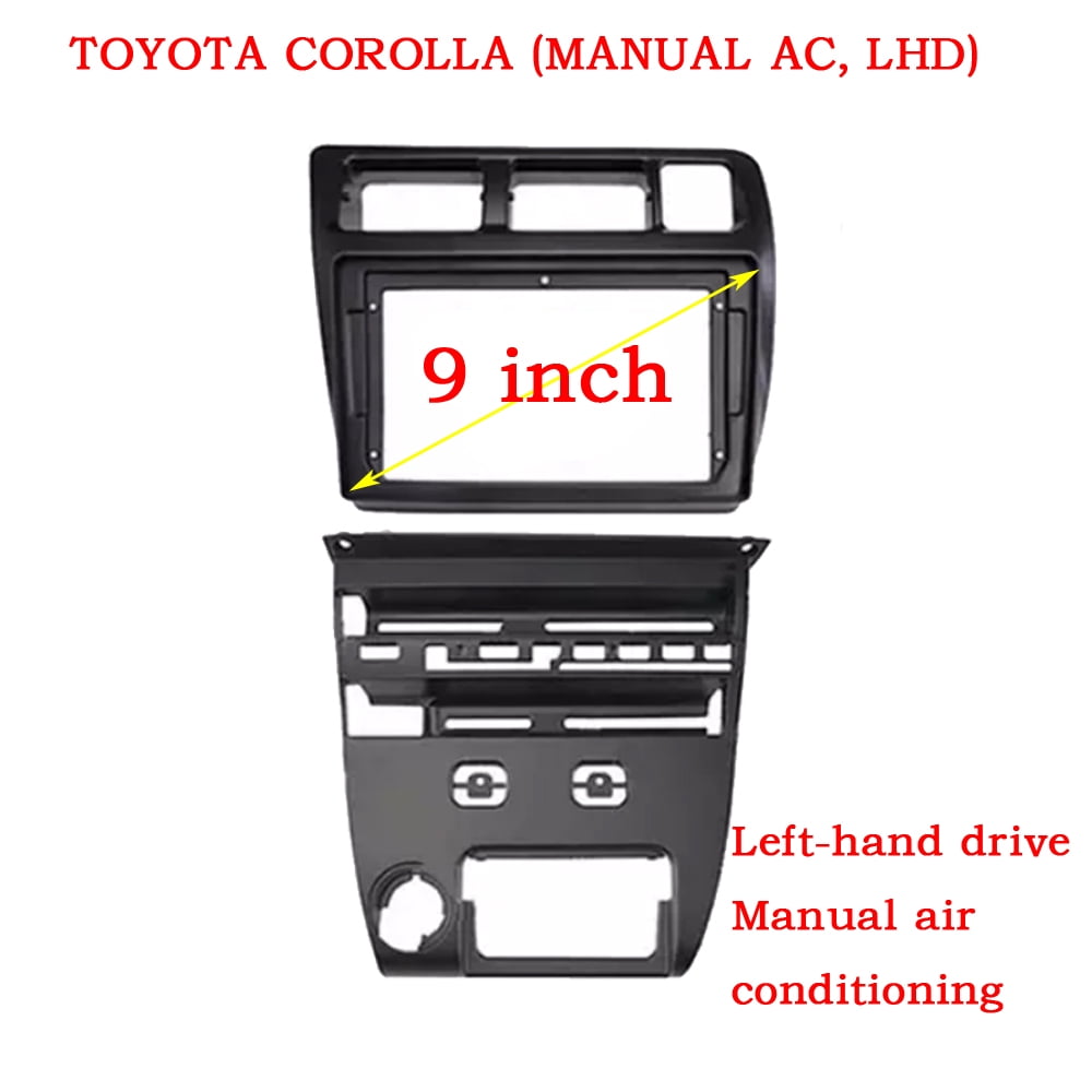2 DIN 9 Inch Car android Frame Fascia Adapter Android Radio Dash ...