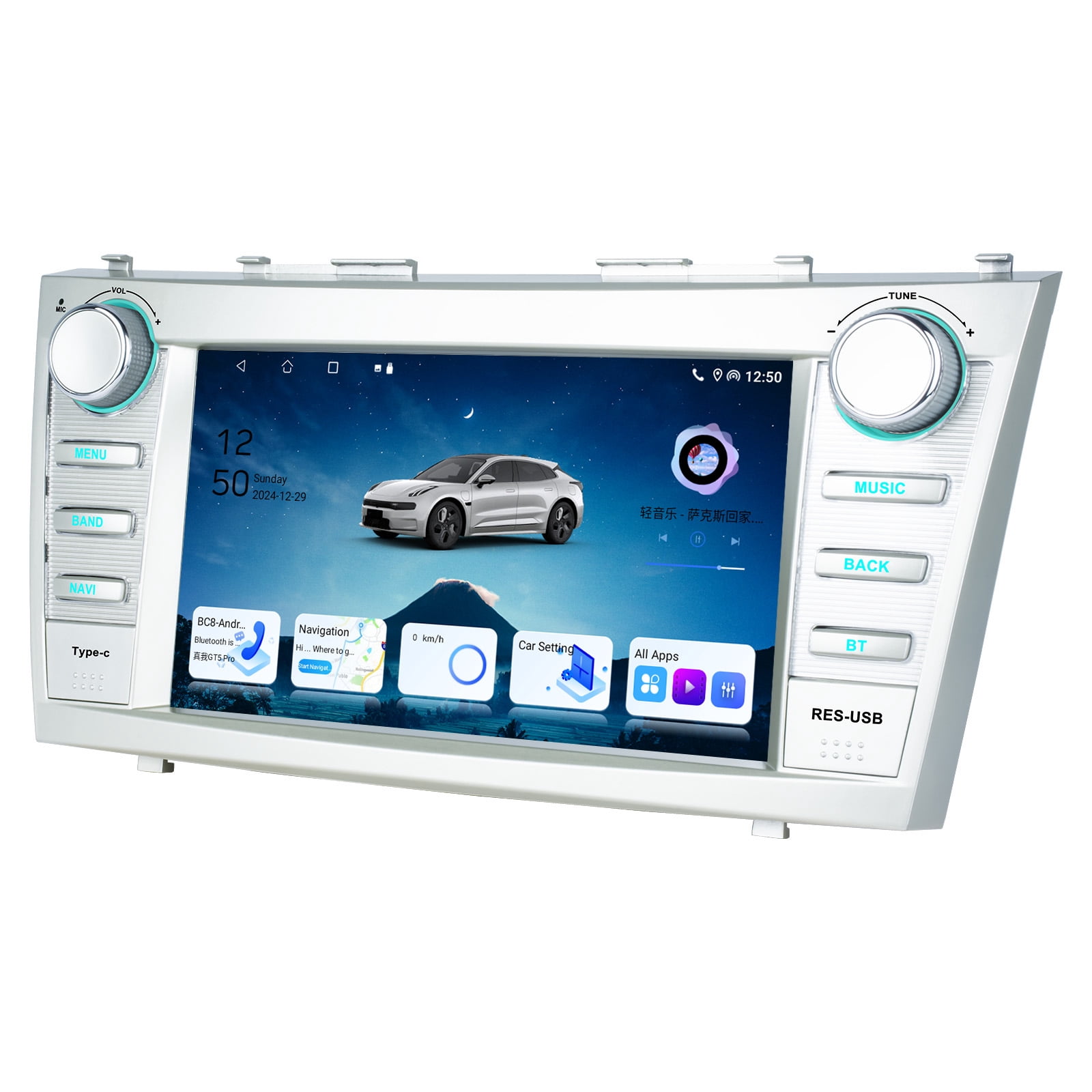2 DIN Android Car Radio 8'' Carplay For TOYOTA CAMRY 6 XV 40 50 2006 ...