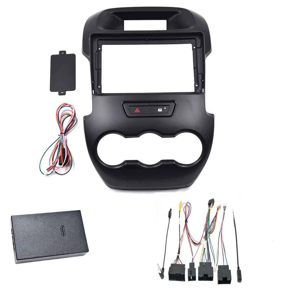 2 DIN CAR Frame for Ford Ranger 2011-2015 Car Radio Fascia Frame Radio ...