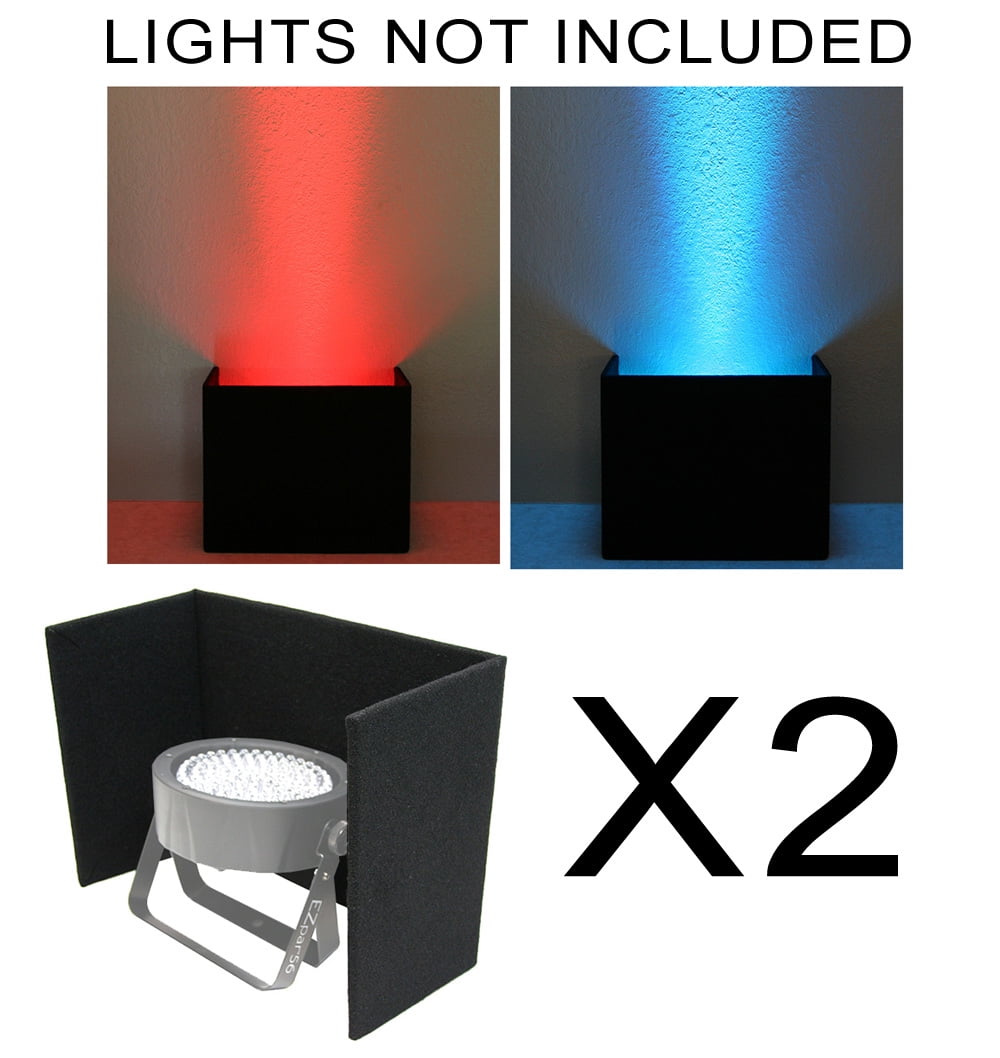 (2) DJ Wedding Venue Lighting Slimpar 38 56 64 LED Up Light Uplighting ...